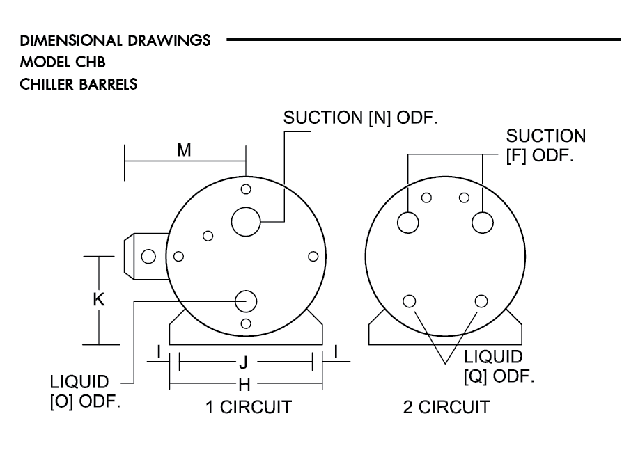 CHB | Heat Exchanger & Parts Chiller Barrel